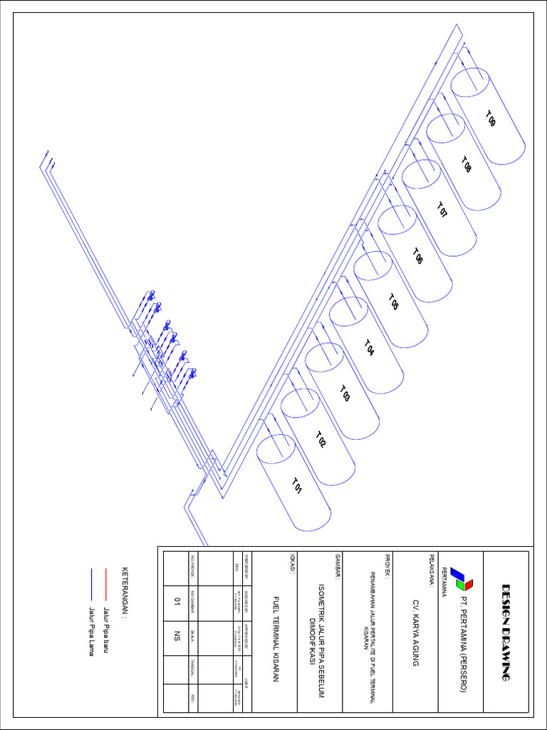 GBR Penmabahan Jalur Pertalite 1 | PDF