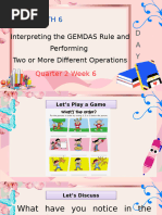 GEMDAS Rule | PDF