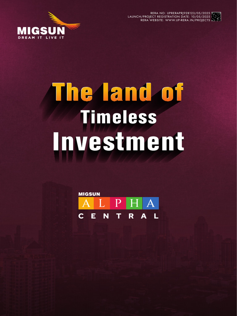 Migsun Alpha Food Hall - Infopack | PDF | Investing