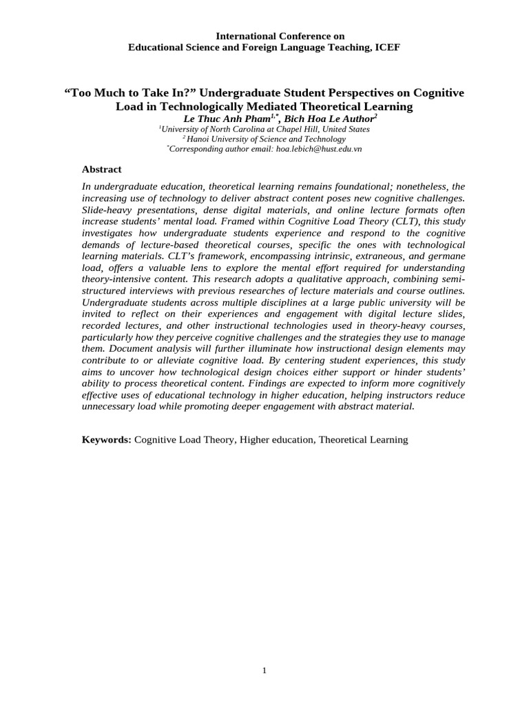 LeThucAnhPHAM BichHoaLE Abstract | PDF | Educational Technology ...