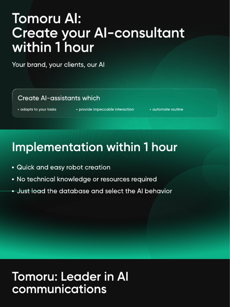 Tomoru AI - Eng | PDF