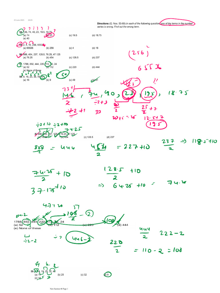 SSC Reasoning Class 3 | PDF