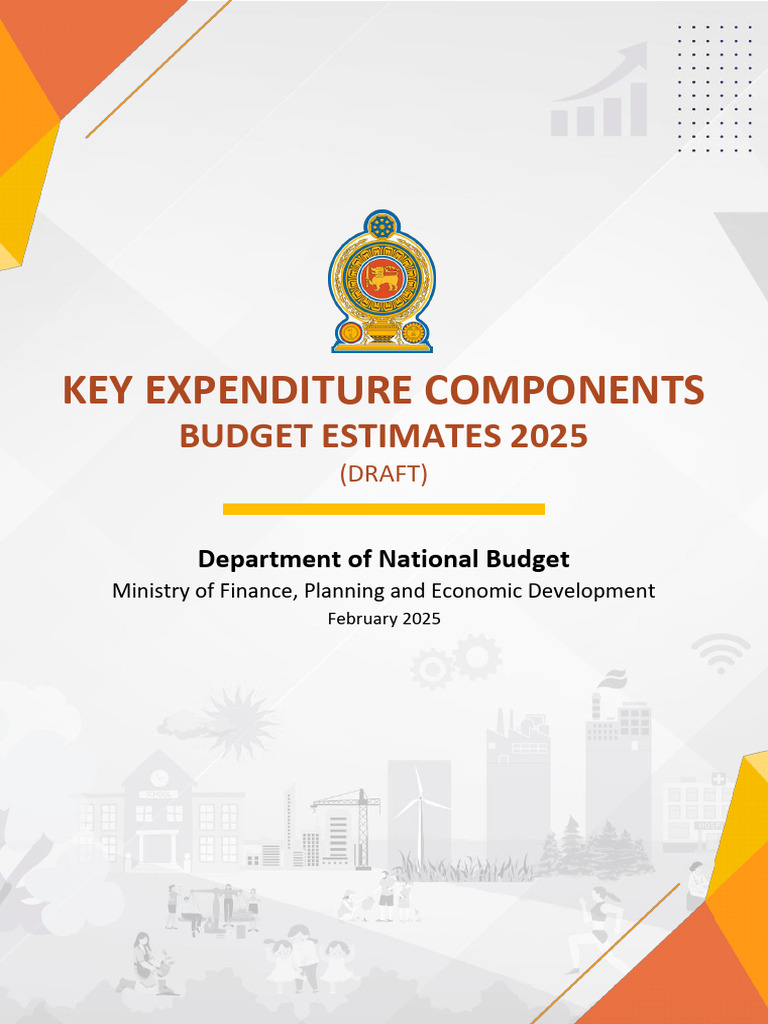 2025 Component Budget English | PDF | Agriculture | Hospital