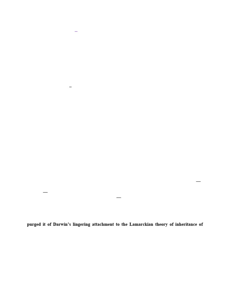 Darwinism: Natural Selection Explained | PDF | Natural Selection ...