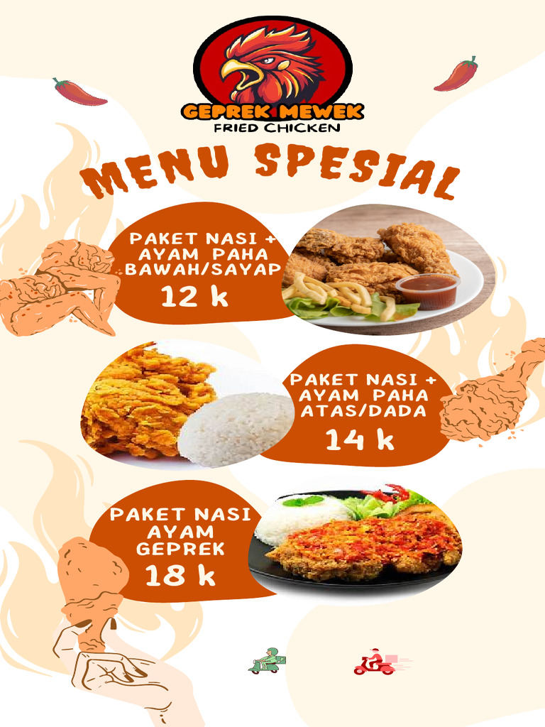 Banner Dinding Geprek Mewek | PDF