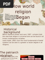 Comparative Chart of World Religions | PDF | Salvation | Supernatural