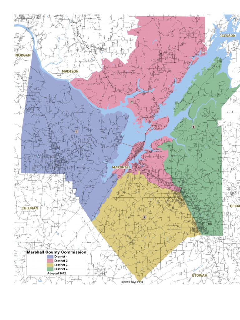 Marshall County Map | PDF