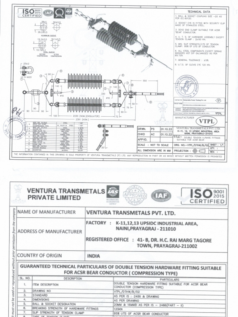 Double Tension Hardware Fittings | PDF