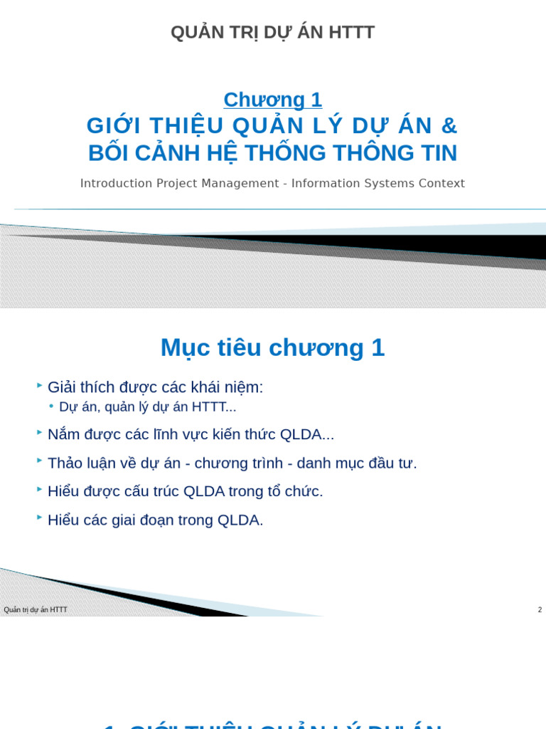 2021 Chuong01 ITPM C01 C02 - Introduction Project Management Information Technology Context - VI ...