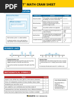 GED Mathematical Reasoning Formulas | PDF | Area | Triangle