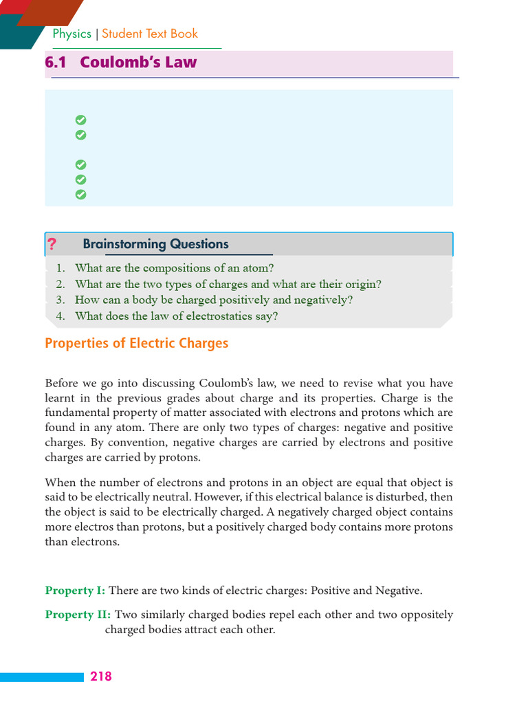 Understanding Coulomb's Law in Physics | PDF | Electric Charge ...