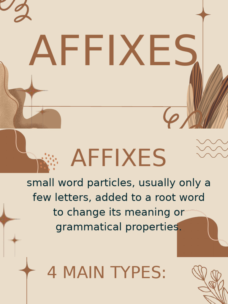 AFFIXES | PDF