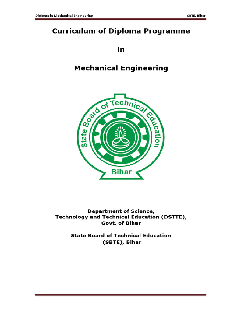 Diploma in Mechnical Engineering | PDF | Welding | Construction