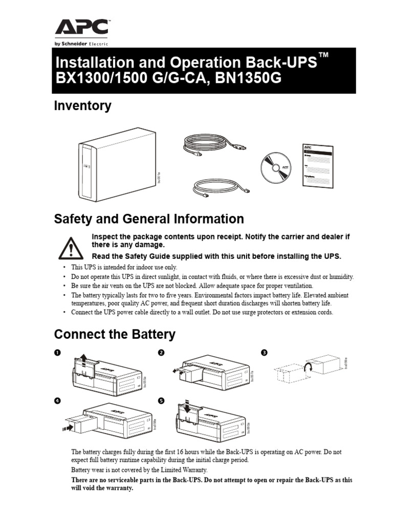 APC 1300 Battery Backup | PDF | Alternating Current | Usb