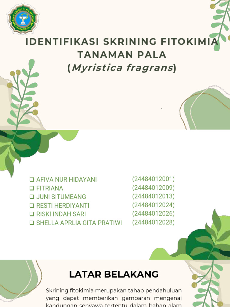Pala Fitokimia Kel.4 Neww | PDF