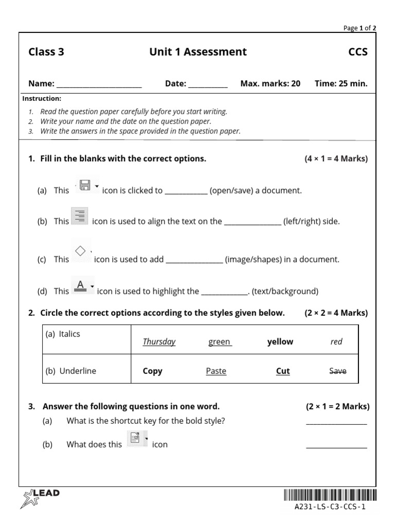 Class3 - CCS - ASM-1 5364 | PDF
