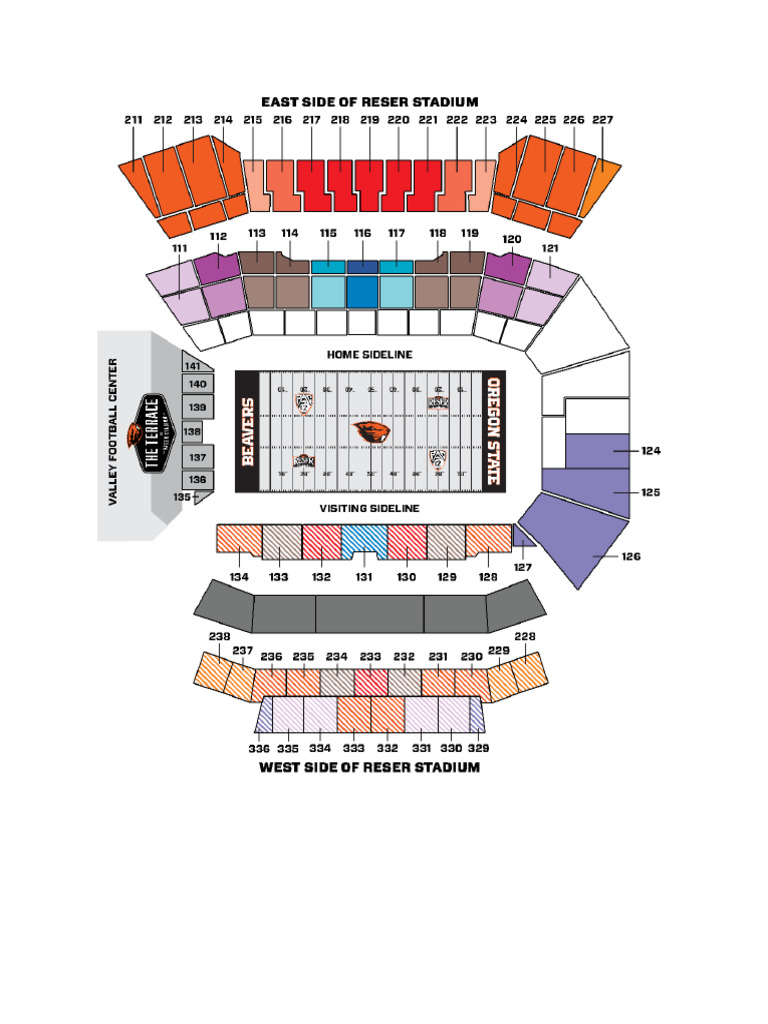 Reser Stadium Map | PDF