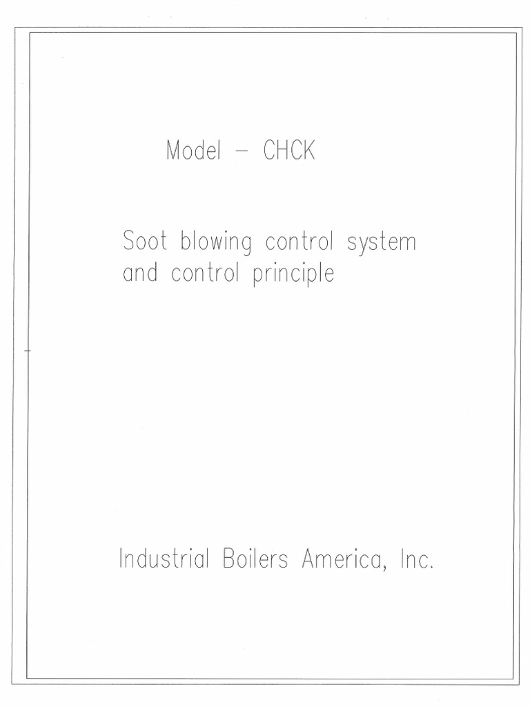 Soot Blower Control Panel Drawings | PDF