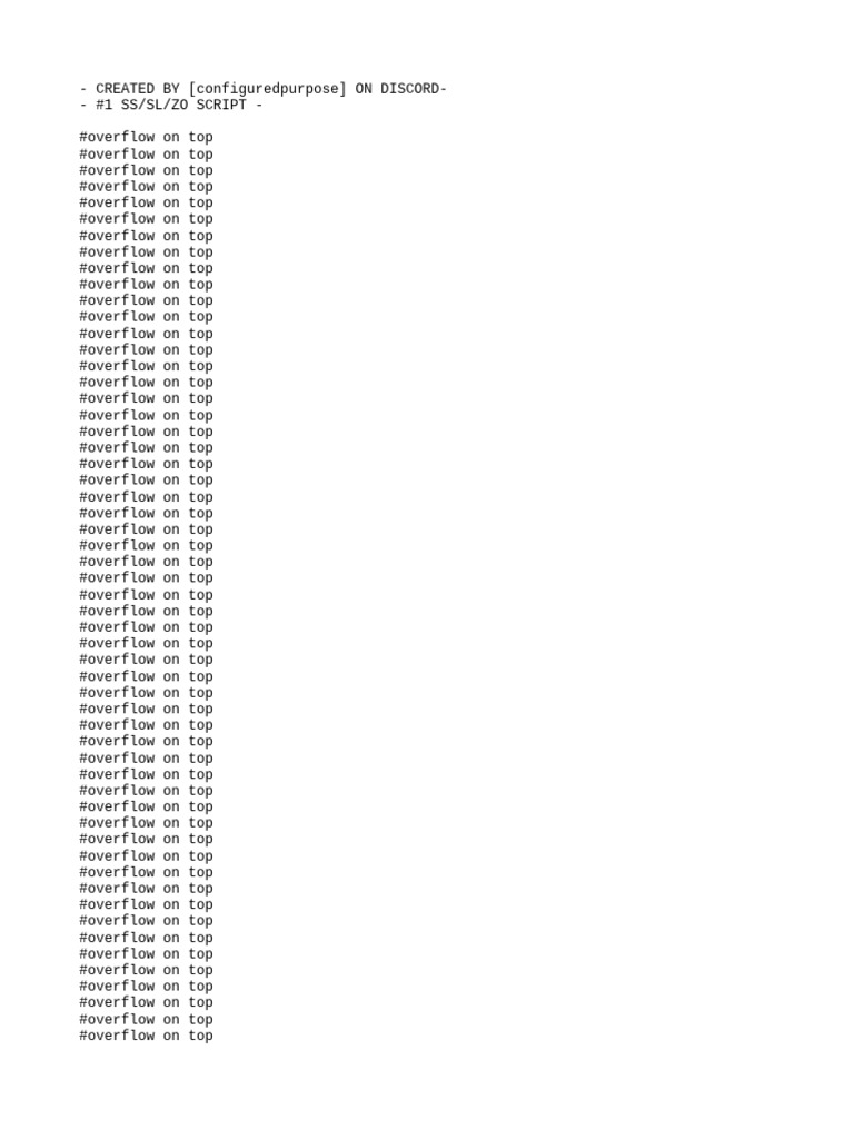 Overflow Invited | PDF