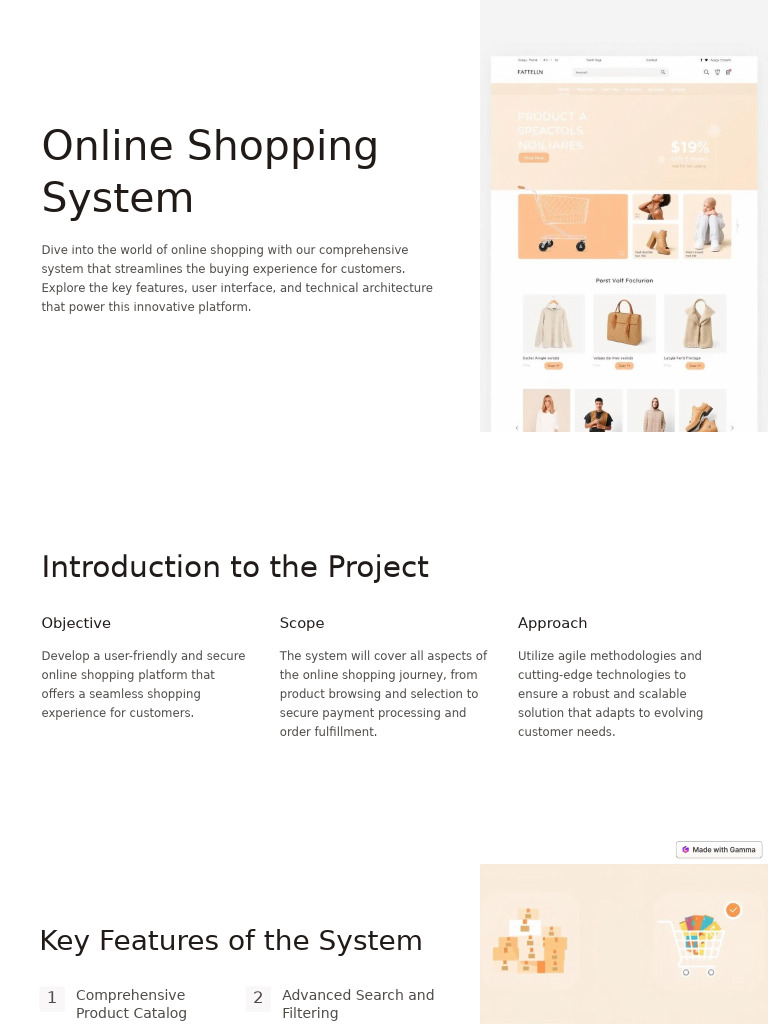Online Shopping System Overview | PDF | Online Shopping | Point Of Sale