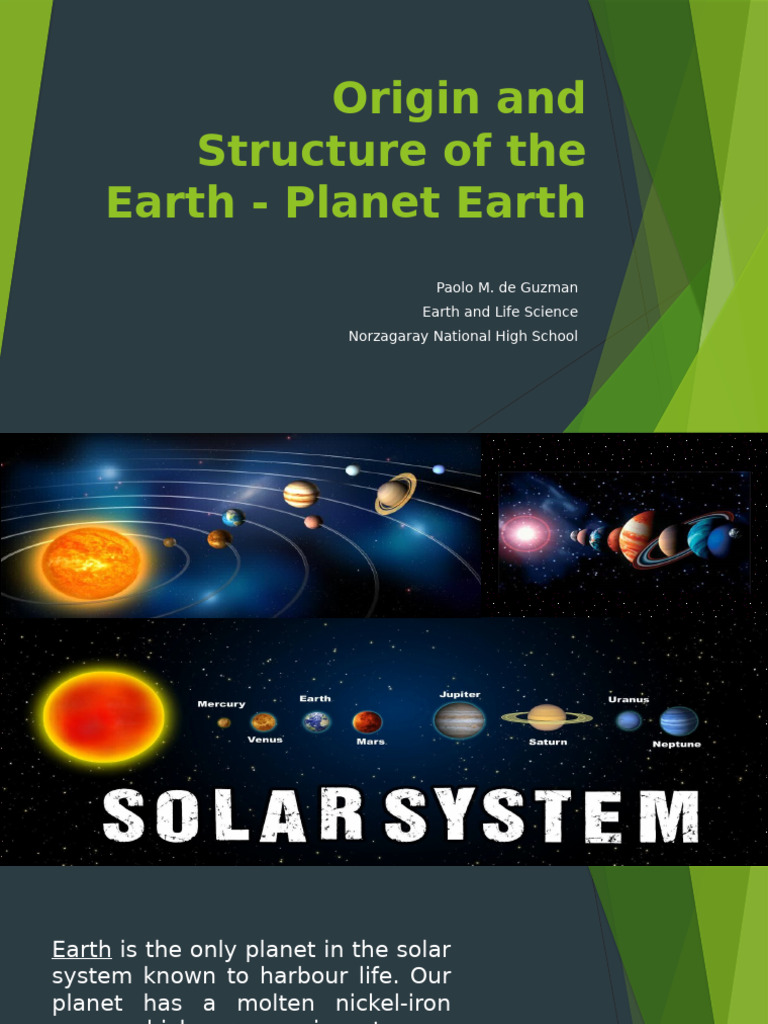 Origin and Structure of Planet Earth | PDF | Earth | Venus