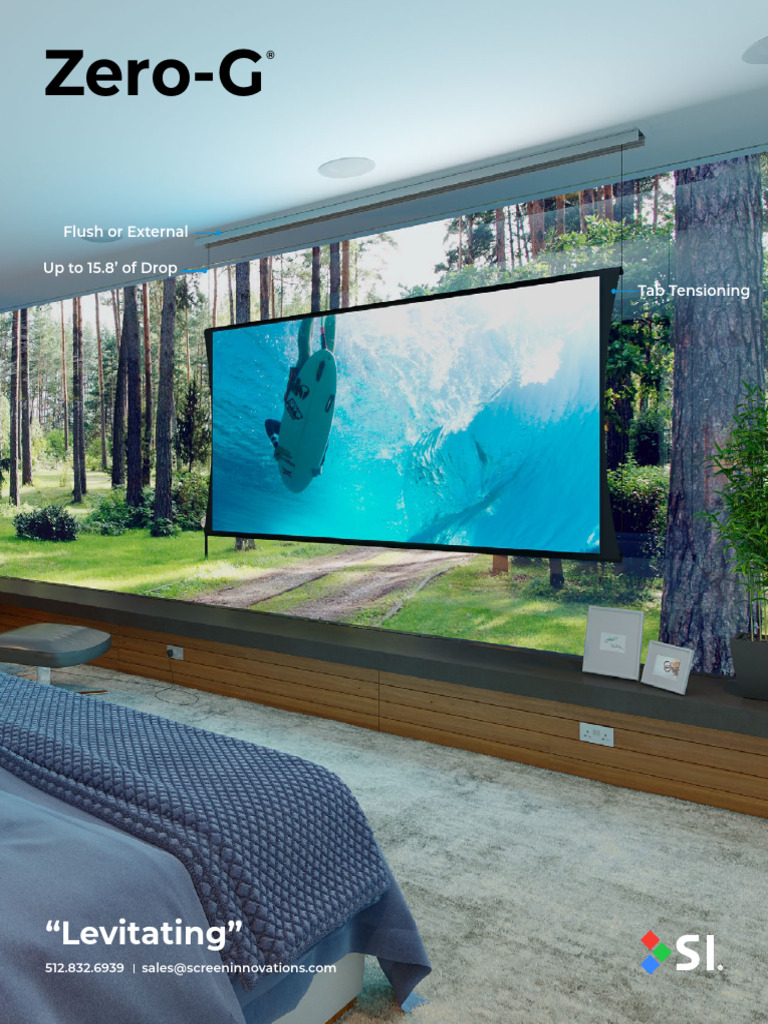 Screen Innovation ZeroG 120吋 頂級懸浮布幕 | PDF