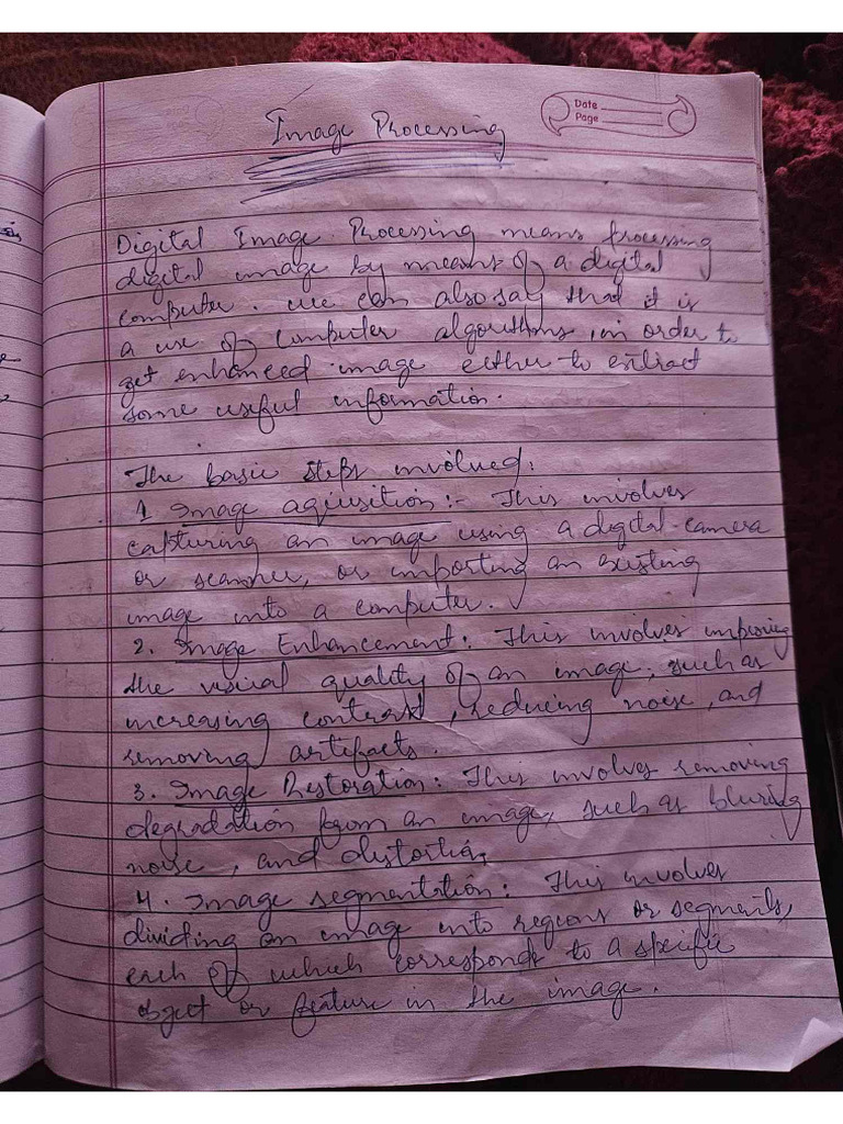 Image Processing Unit 1 | PDF