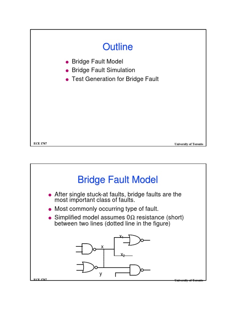 Bridge Faults | Download Free PDF | Electronic Engineering | Electrical ...