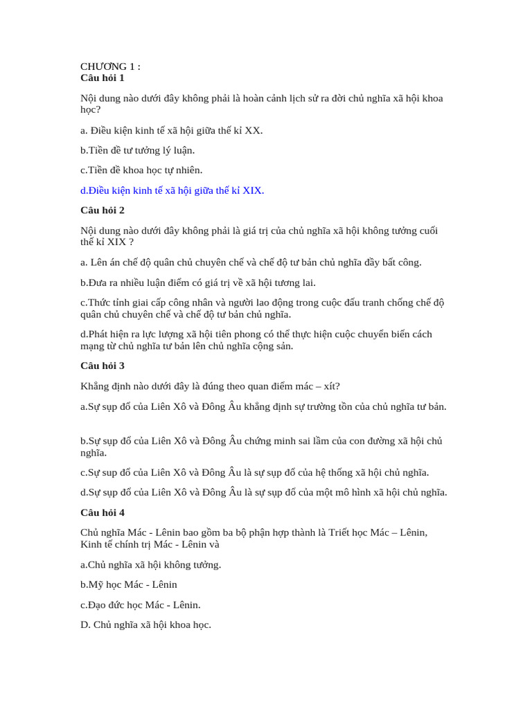 hệ thống câu hỏi cst | PDF