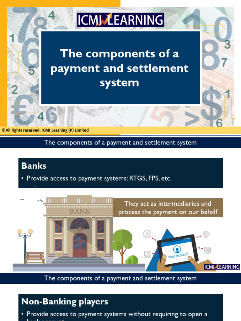 Components of Payment Systems | PDF | Clearing (Finance) | Payment System