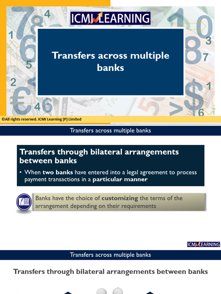 Bilateral Arrangements for Bank Transfers | PDF | Banks | Financial ...