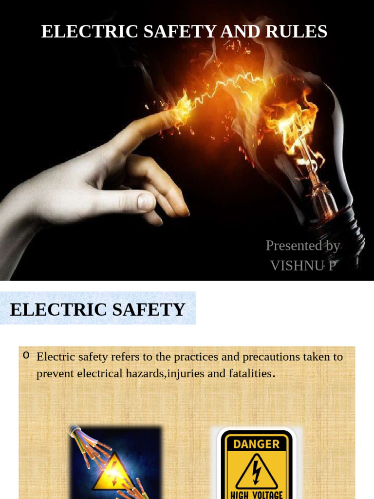 Electric Safety Practices and Rules | PDF