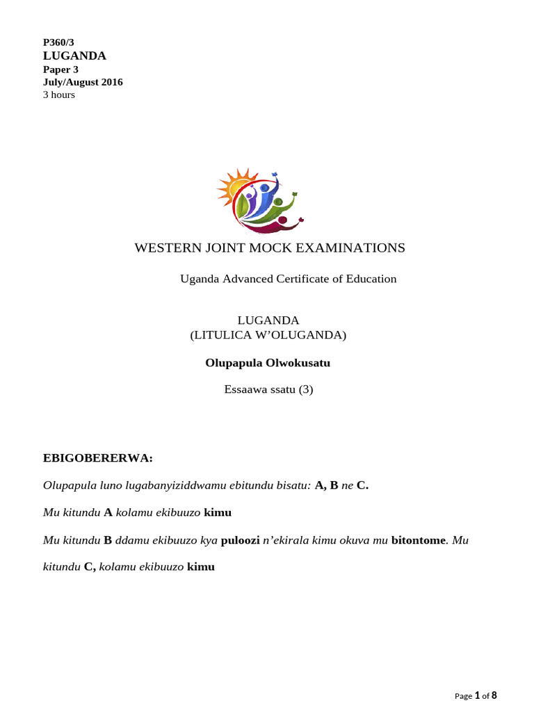 Luganda 3 | PDF