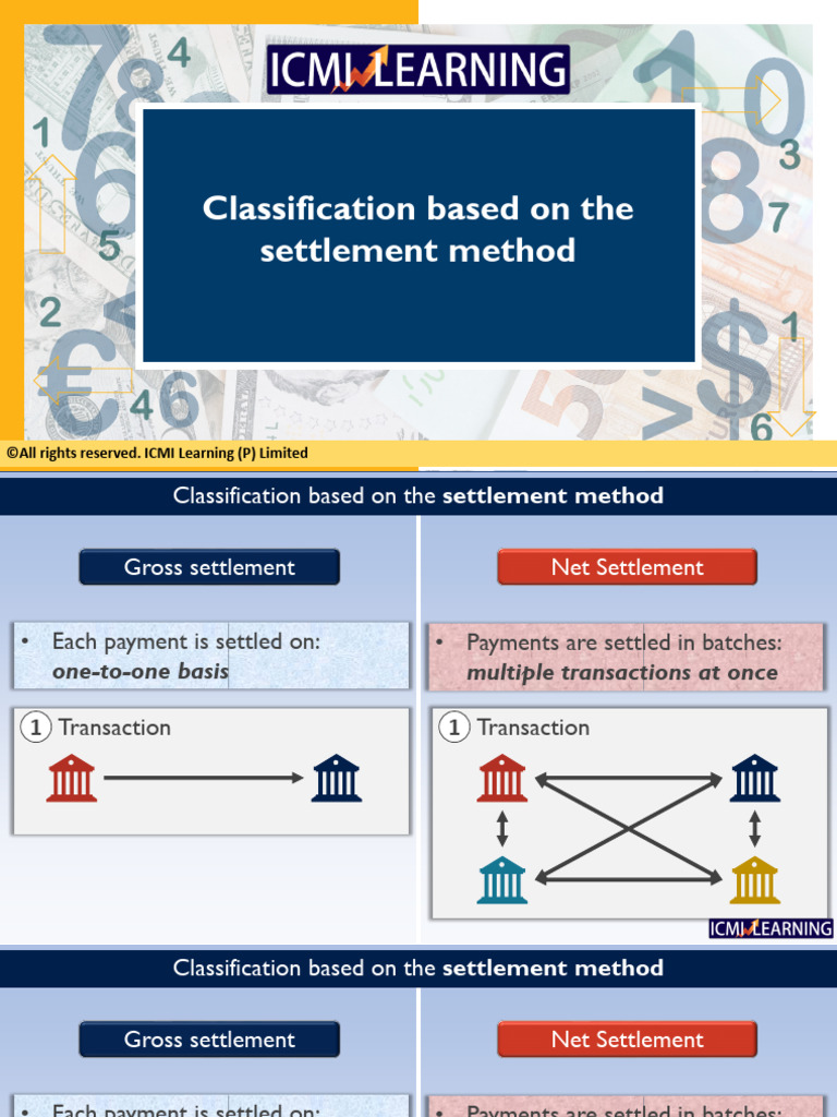 13 Classification Based On The Settlement Method | PDF