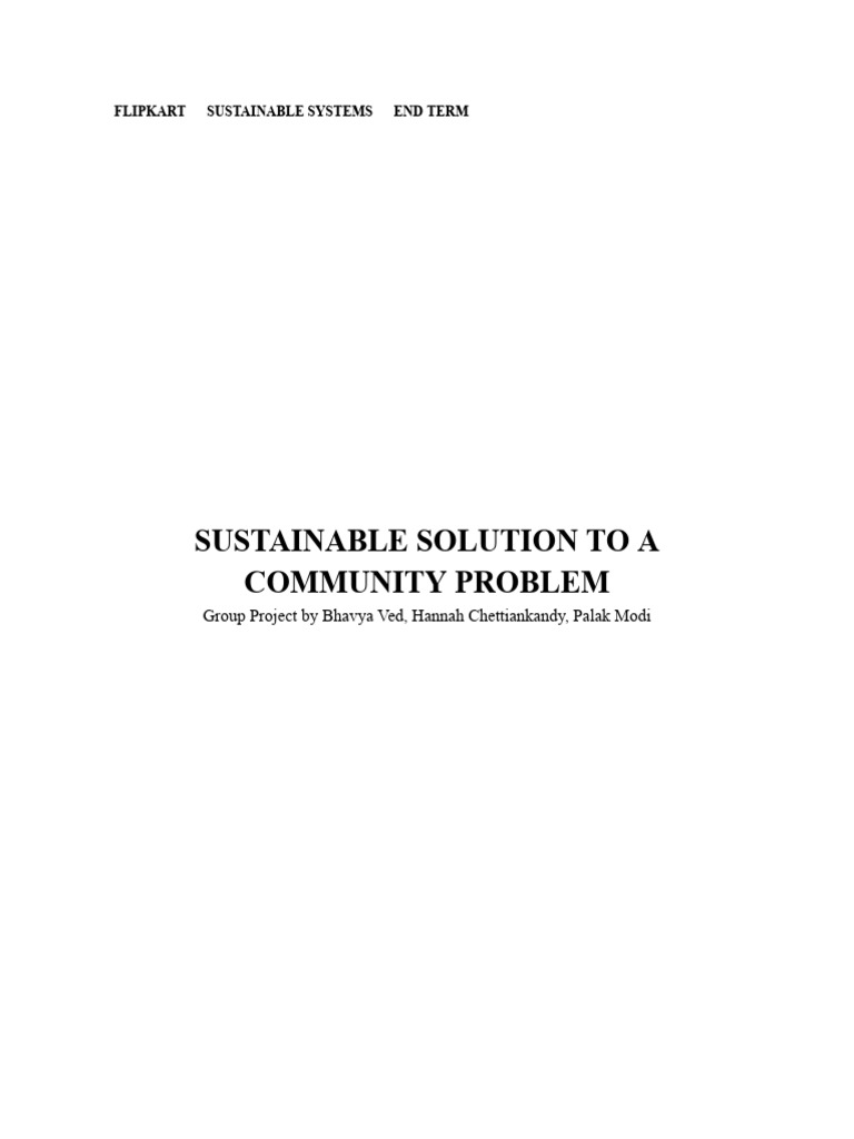 EA2 Sustainable Systems Bhavya Ved Flipkart | PDF | Air Pollution | Road
