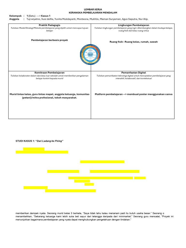 KP 4-Modul 2-LK - Kerangka Pembelajaran Mendalam | PDF