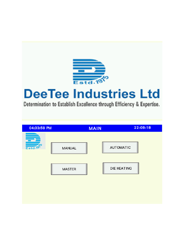 Hmi Screen PDF | PDF