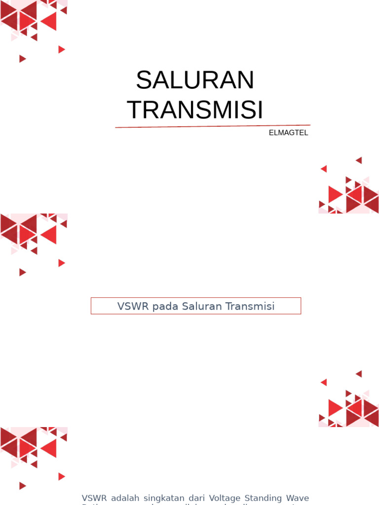 Saluran Transmisi Vswr-Tra | PDF