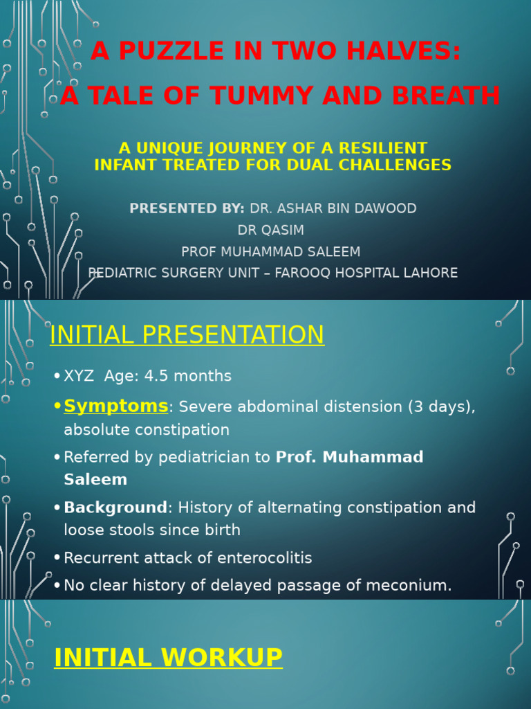 Zohan Presentation (Autosaved) | PDF | Surgery | Pediatrics