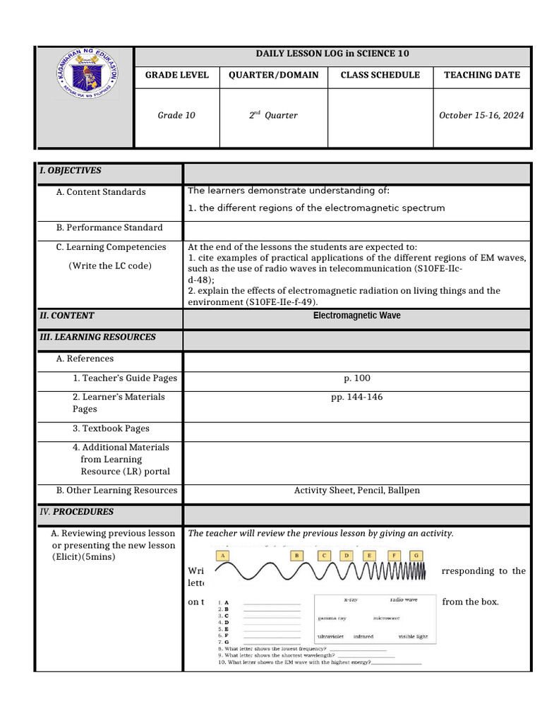 Applications of Electromagnetic Wave | PDF | Radiation ...