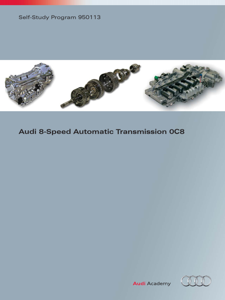 Audi 0C8 8-Speed Transmission Overview | PDF | Automatic Transmission ...