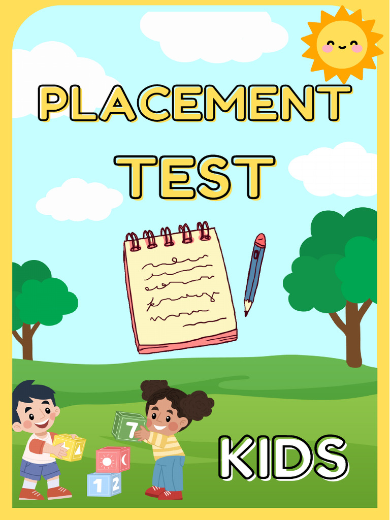 English Booklet A For Grade 1 in Yellow White Cute Style | PDF