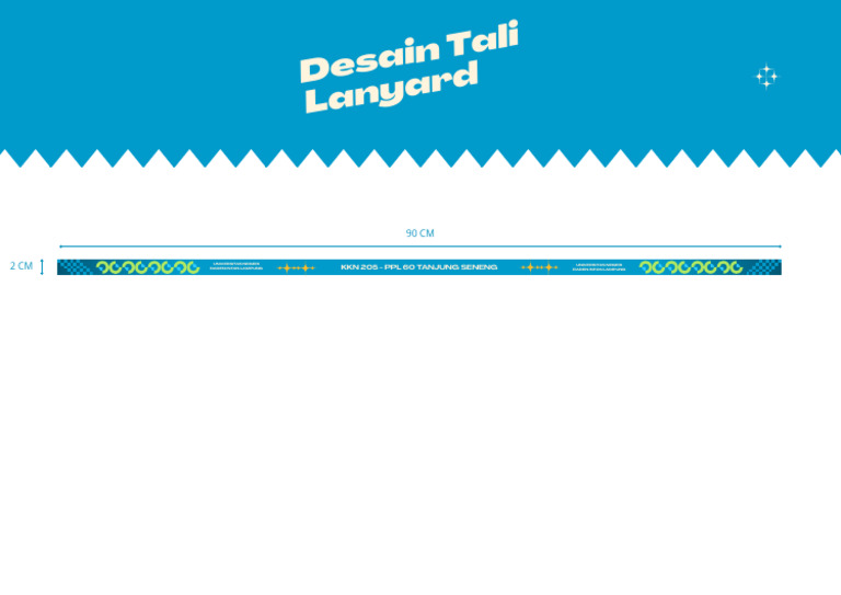 Tosca Modern Tali Lanyard ID Card Siap Cetak | PDF