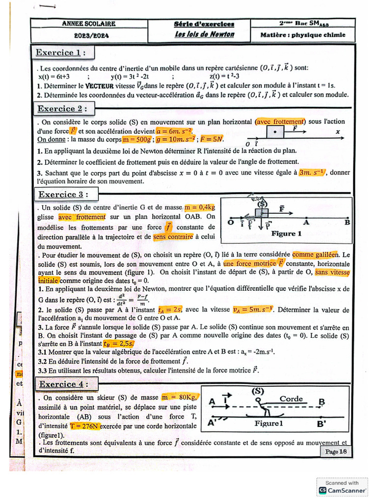 Lois de Newton | PDF
