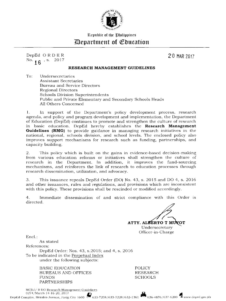 DO - s2017 - 016 - Research Management Guidelines | PDF