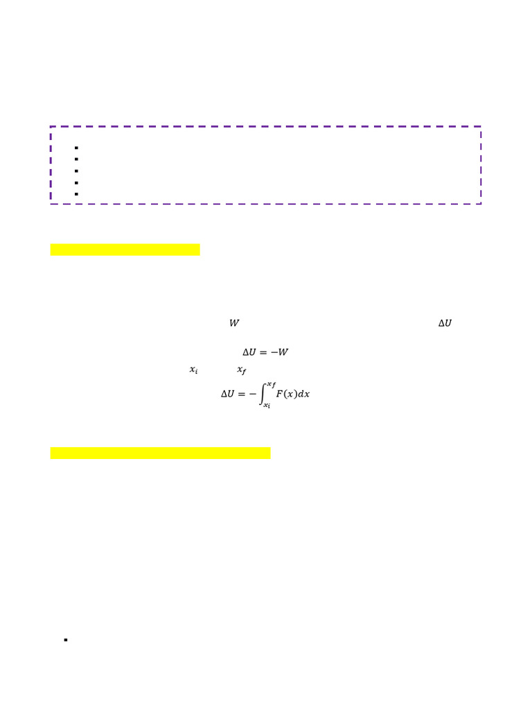 LECTURE 09 (NOTE) - Module 06 - Kinetic and Potential Energy | PDF ...
