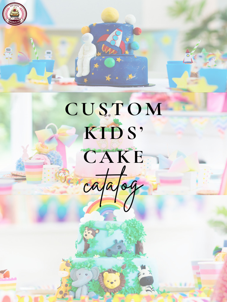 Custom Kids Cake Catalog | PDF