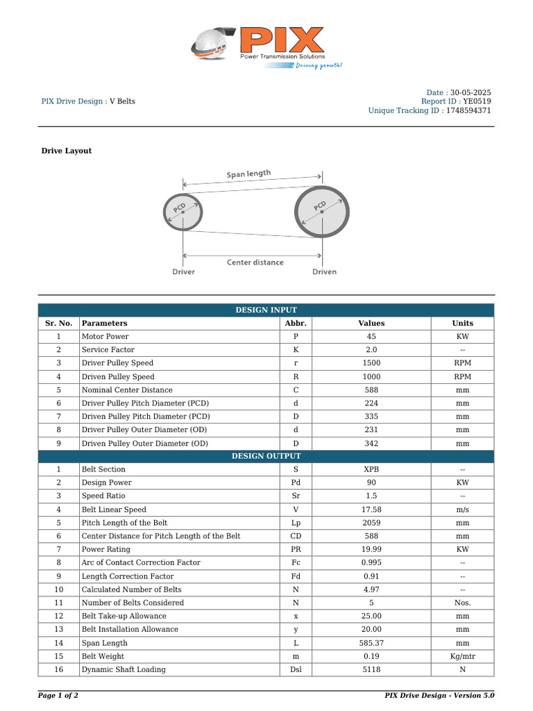 V Belt | PDF