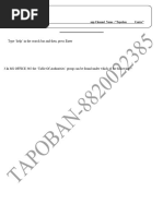 Accenture Common Application and Ms Office Practice Set 1 35f8c0c2 | PDF | Microsoft Word ...