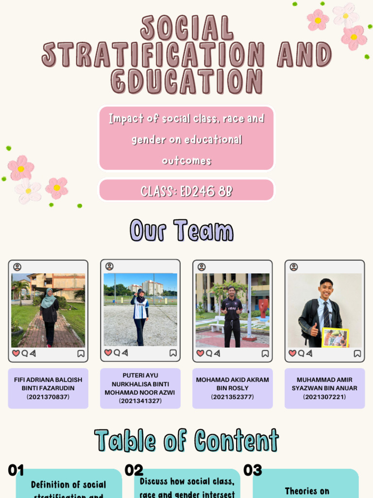 Social Stratification in Education | PDF | Social Stratification ...